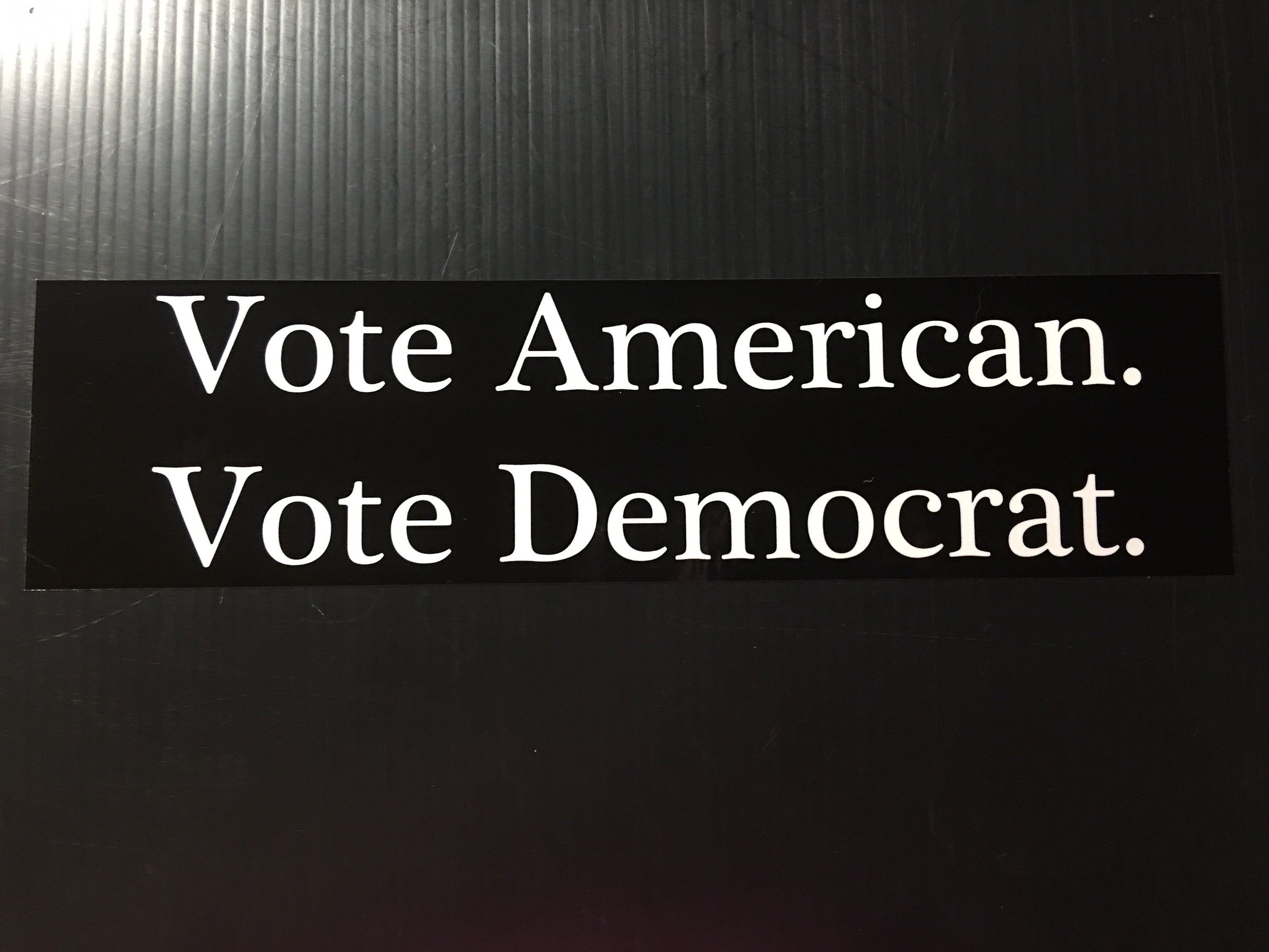 Vote American. Vote Democrat. Bumper Sticker Vinyl Decal - Etsy