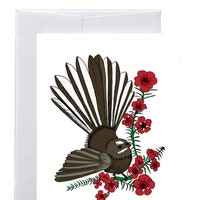 Illustrated New Zealand Tui Blank Card - Etsy