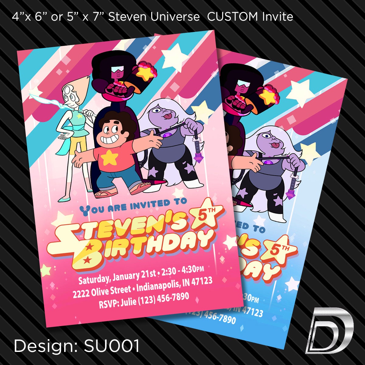 Party Supplies Paper & Party Supplies Steven Universe Printable Party ...