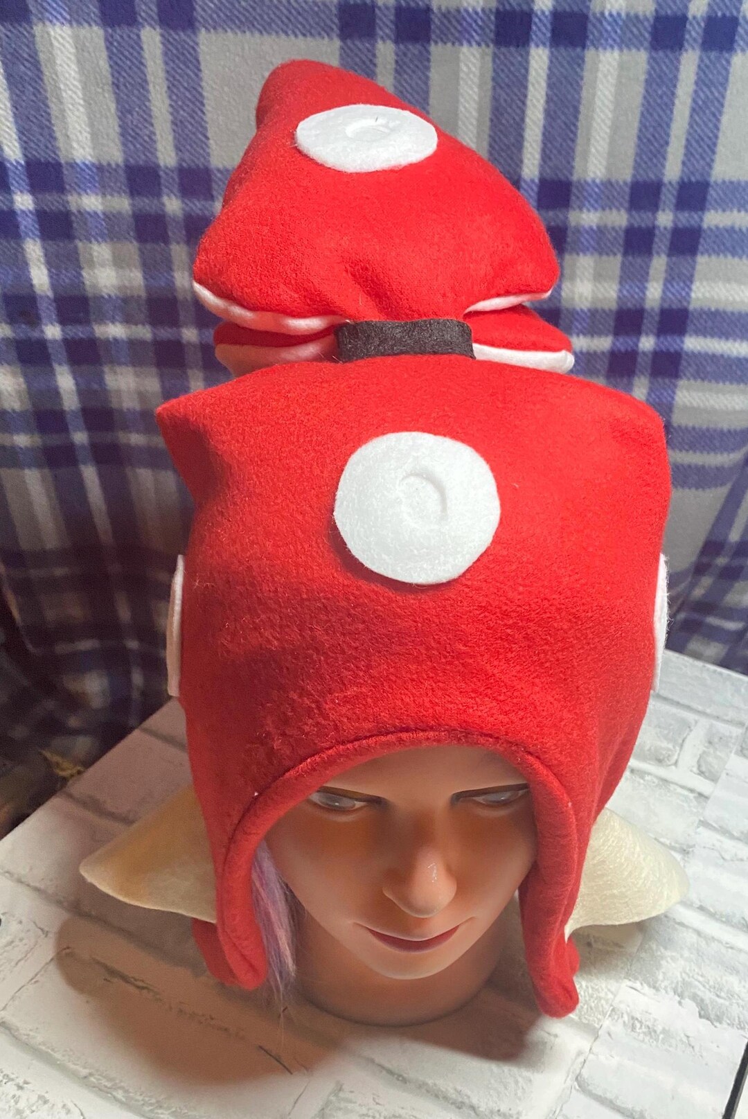 Squid Pony Tail Inspired Inkling Splatoon Hat Octoling Short Tentacles ...