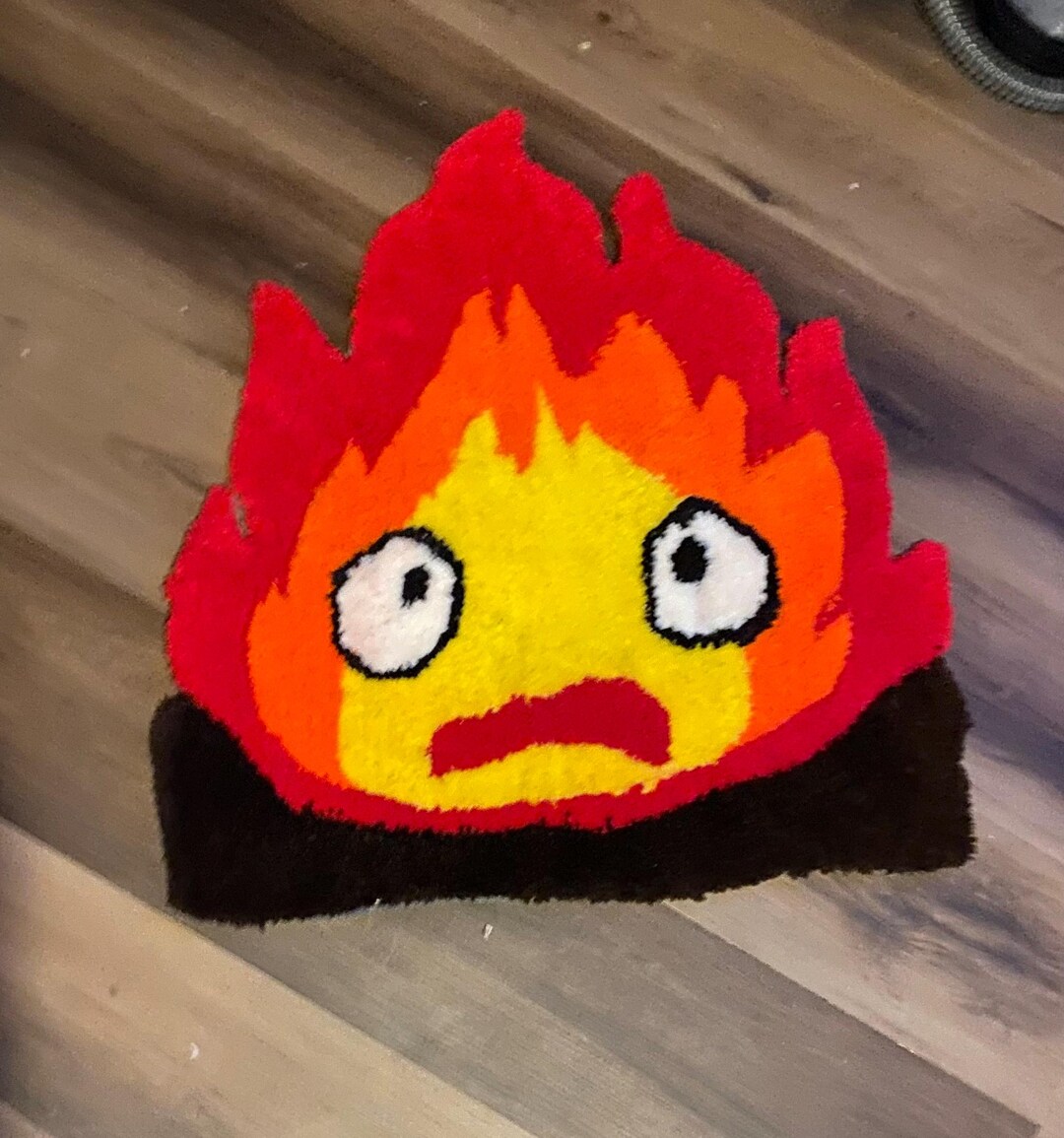 Fire Demon Inspired Tufted Rug Free Shipping - Etsy