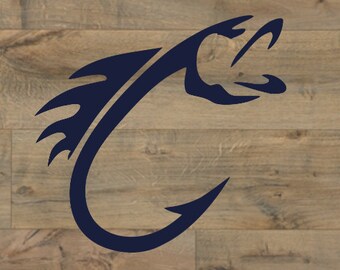 Fishing decal | Etsy