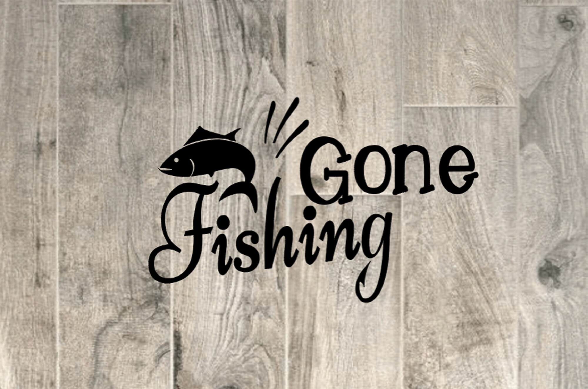 2 Gone Fishing Vinyl Decals: Car, Window, Laptop - Etsy