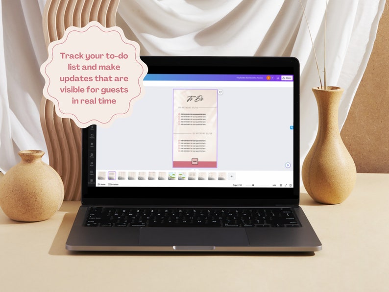 Interactive Bachelorette Planner Canva Digital Guide - Etsy