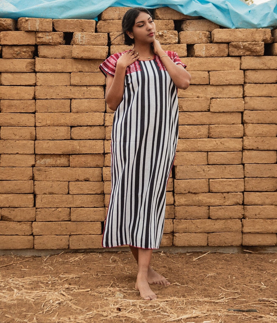 Pre Order Mexican Dress, Loom Huipil, Oaxaca, Hippie Dress, Boho Long ...