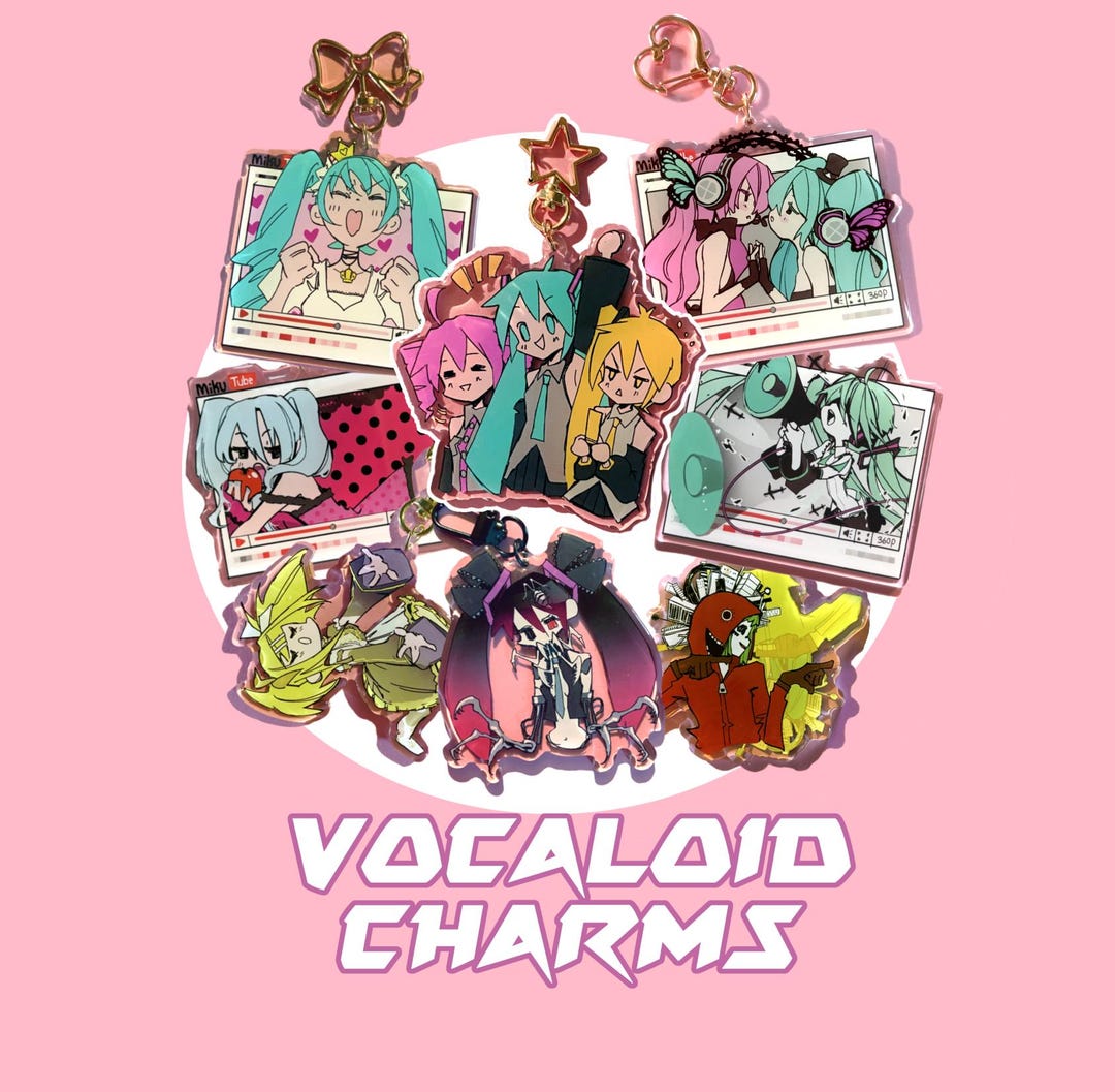 Vocaloid Charms! [hatsune Miku, Triple Baka, Kagamine Rin, Calne Ca] - Etsy