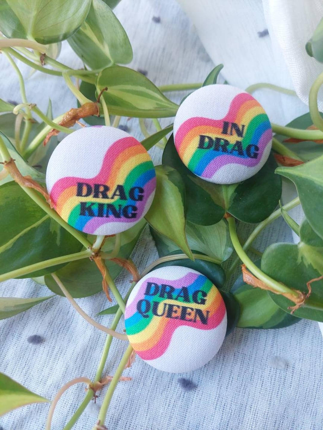 Drag Queen Pin/drag King Pin/in Drag Pin/drag Queen Button/drag King ...