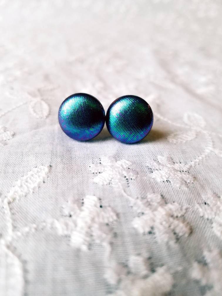 Mermaid Earrings/mood Ring Earrings/color Change - Etsy