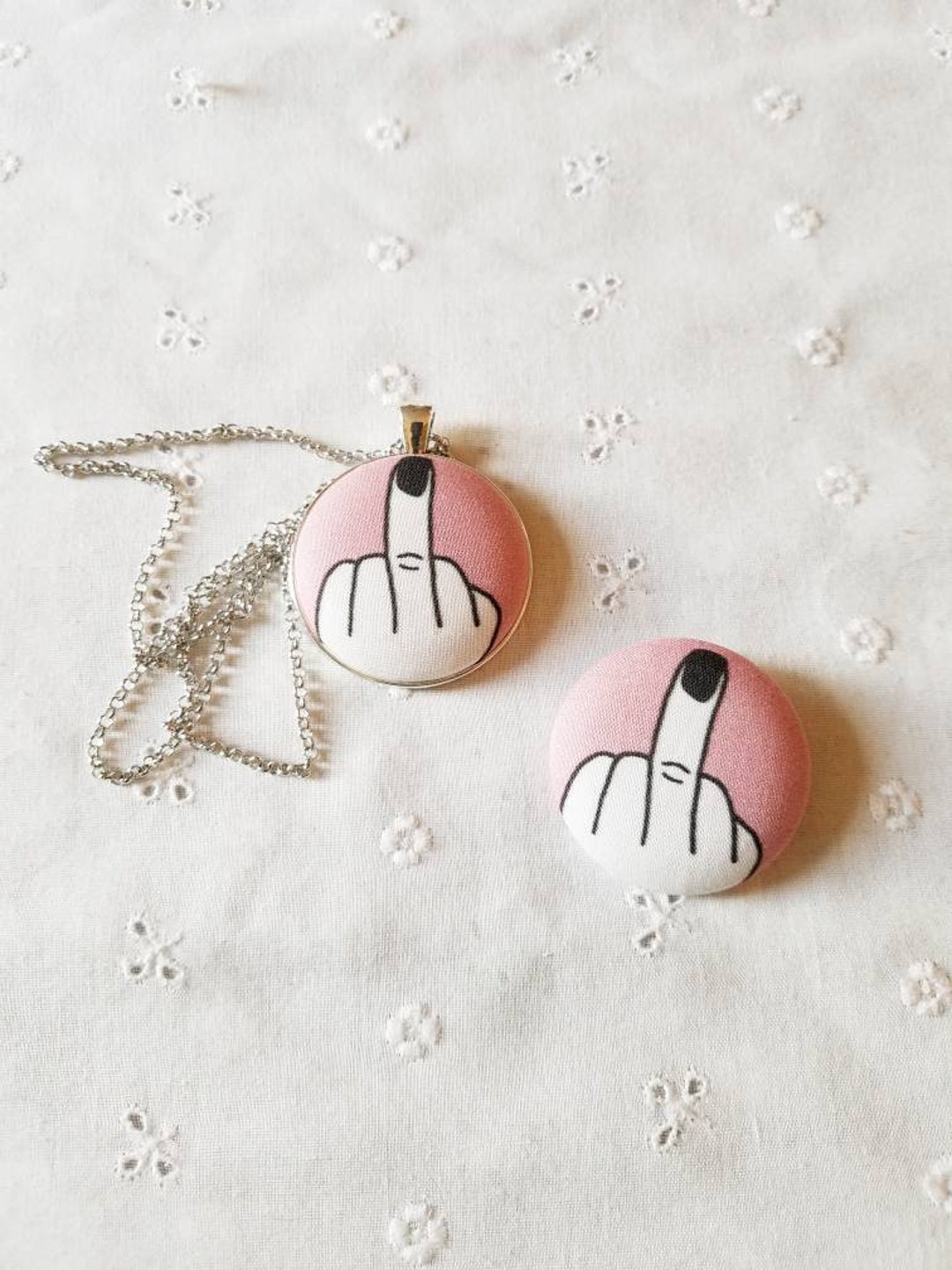 Middle Finger Pin/middle Finger Button/middle Finger - Etsy