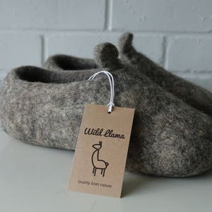 Felt Felted Wool Slippers / Clogs / House Shoes / Mules/ Woman's/men's ...
