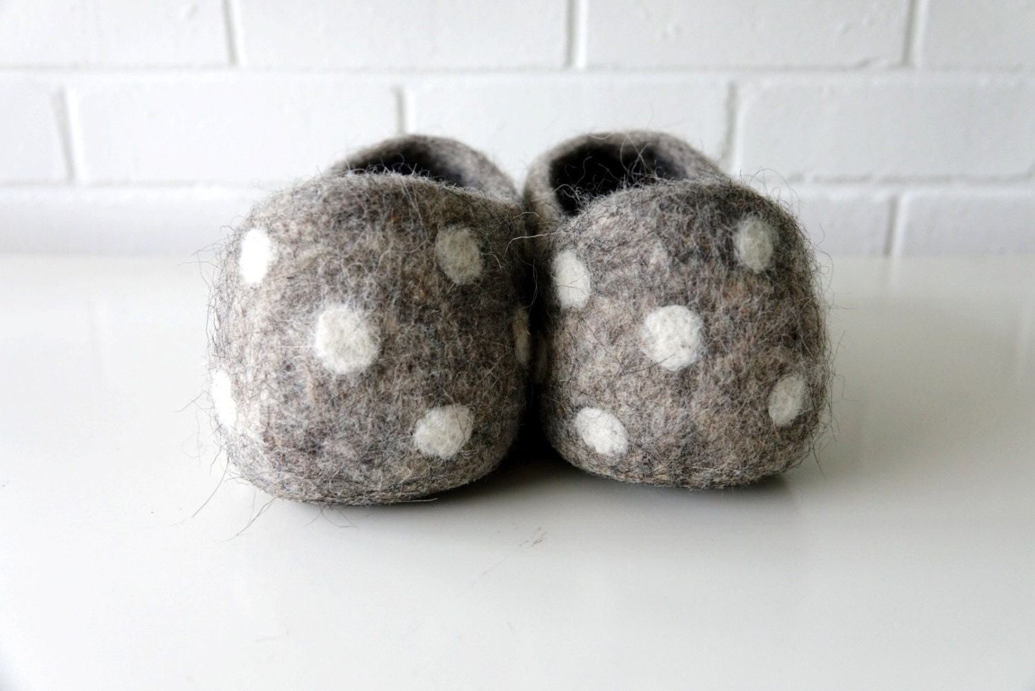Felt Felted Wool Slippers / Clogs / House Shoes / Mules/ - Etsy UK