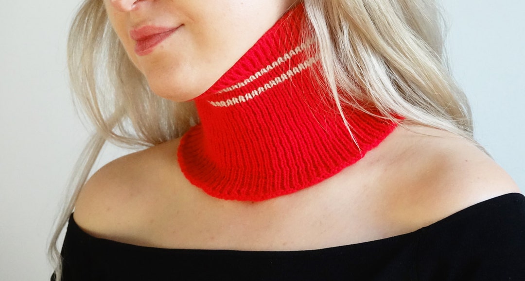 ADD SOME COLOUR: Knitted Warm Wool Choker / Scarf / Neckwarmer ...