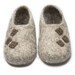 Felted Wool Slippers / Wool Slipper for Women / Boiled Wool Slippers ...