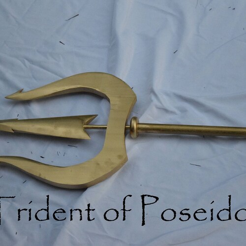 Hand Forged Trident Trident of Poseidon Trident Charm - Etsy