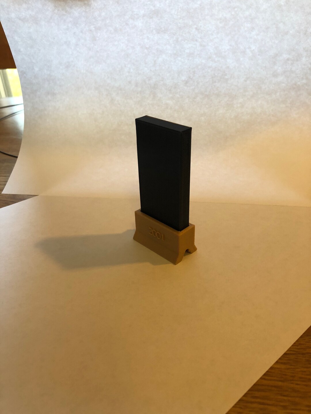 Mini Version. 2001: A Space Odyssey With Base. Black Alien Monolith ...