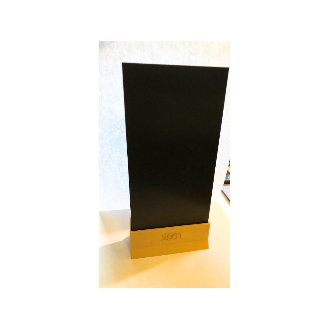 BOTH 2001 Monolith AND Base for 2001: A Space Odyssey, Black Alien ...