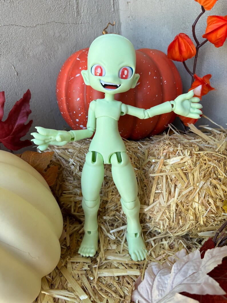 READY to SHIP BJD Ball Jointed Articulated Doll Kabbit Vampire 3D ...