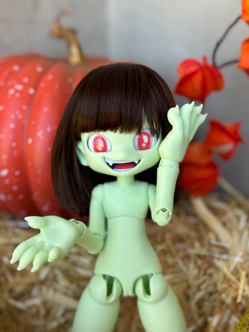 READY to SHIP BJD Ball Jointed Articulated Doll Kabbit Vampire 3D ...