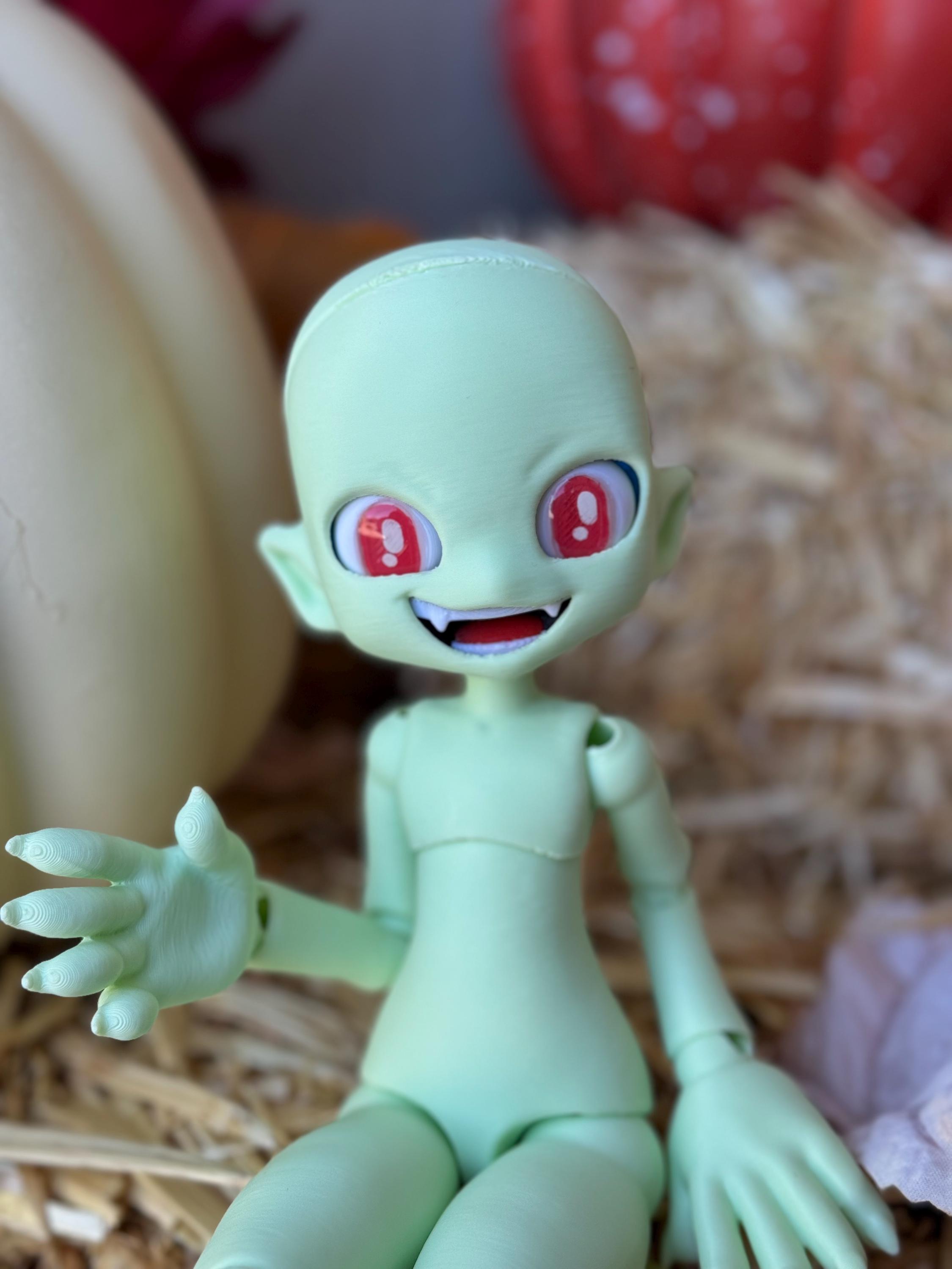 READY to SHIP BJD Ball Jointed Articulated Doll Kabbit Vampire 3D ...