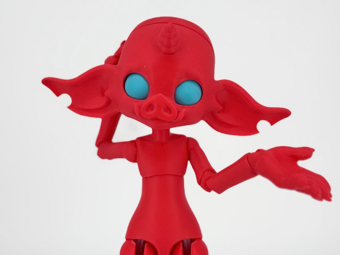 MADE to ORDER BJD, Ball Jointed Doll, Articulated Doll, Pig Doll, Piggy ...