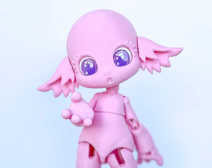 MADE to ORDER BJD, Ball Jointed Doll, Articulated Doll, Chibi Doll ...