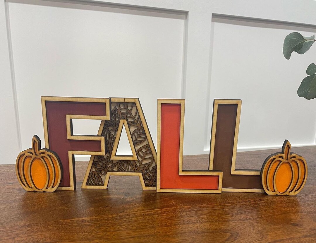 Fall Laser Files, Fall Shelf Sitter, Pumpkins, Fall Laser SVG, Fall Cut ...