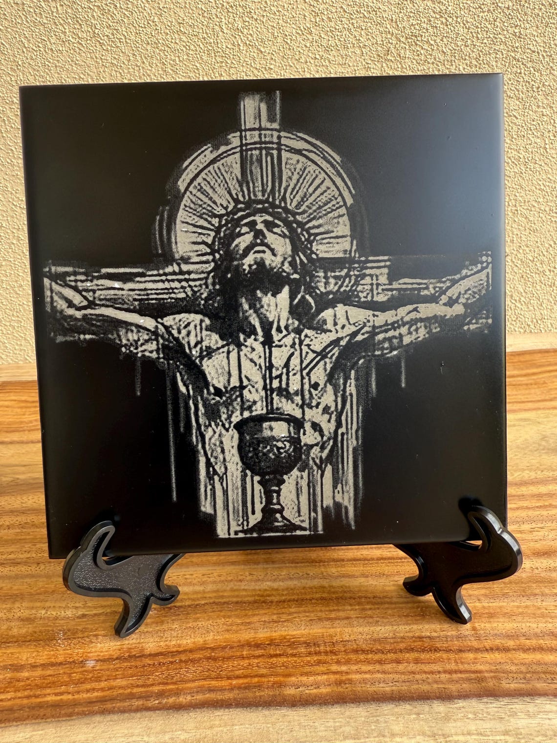 Religious Engraved Art, Ceramic Tile, Religious, Wall Hangings ...