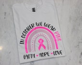 Cancer Awareness Month Cancer Awareness T-shirt in October - Etsy