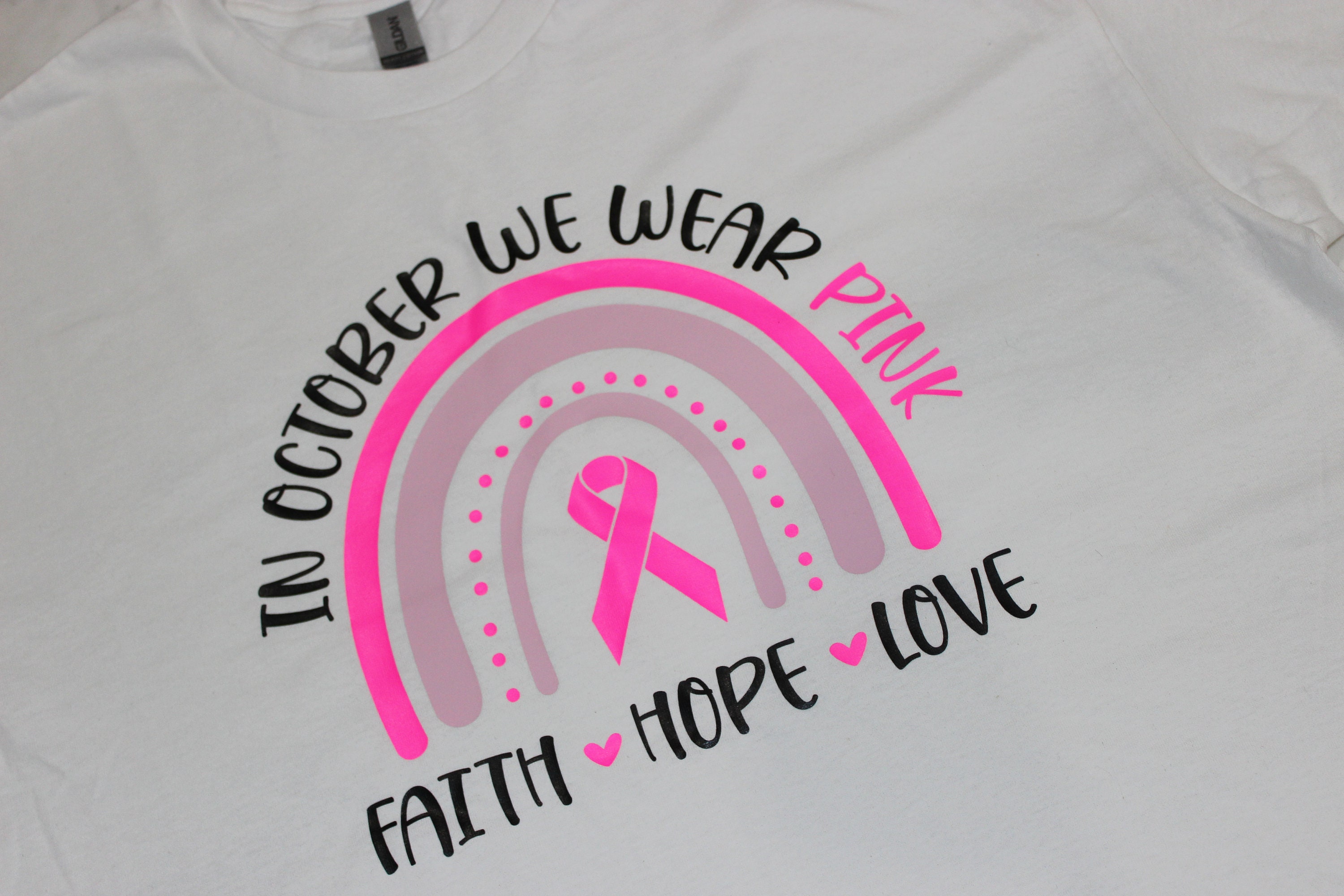 Cancer Awareness Month, Cancer Awareness T-shirt, in October We Wear ...