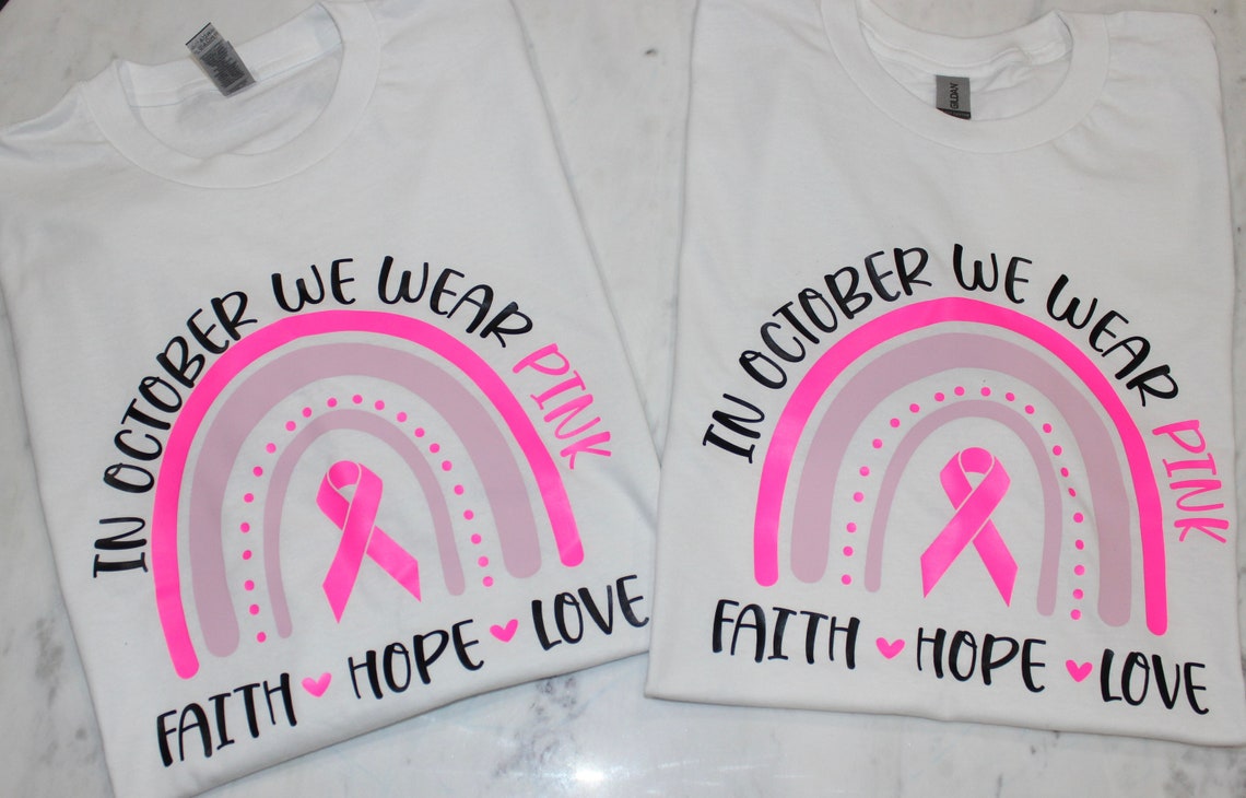 Cancer Awareness Month, Cancer Awareness T-shirt, in October We Wear ...