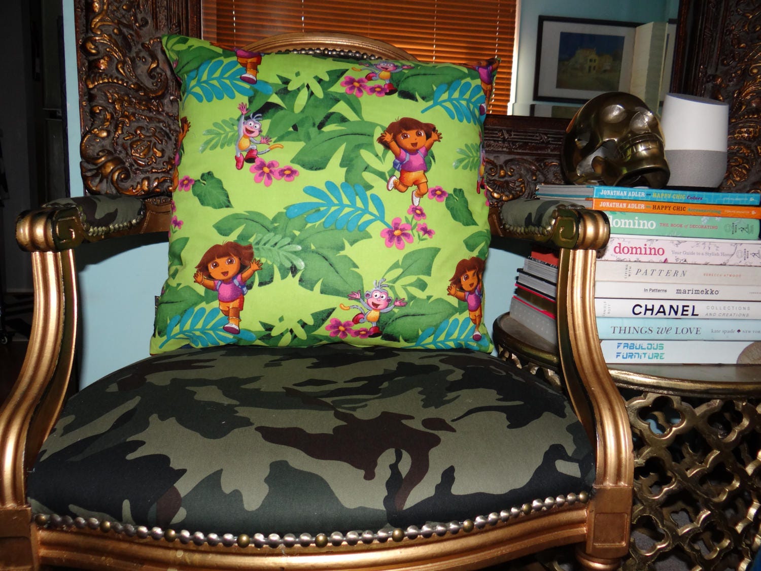 Zippered Dora the Explorer 20"x20" Throw Pillow - Etsy