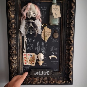 ALICE FRAME - Spooky Home Decor Frame Halloween Art Horror Aesthetic ...