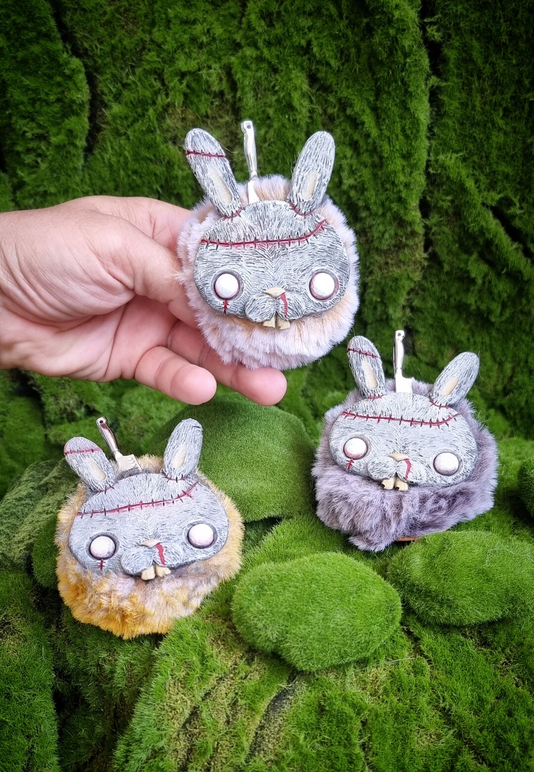 TEDDY RABBIT - Loco Peludo Divertido Artdoll Arttoy Decoración Del ...