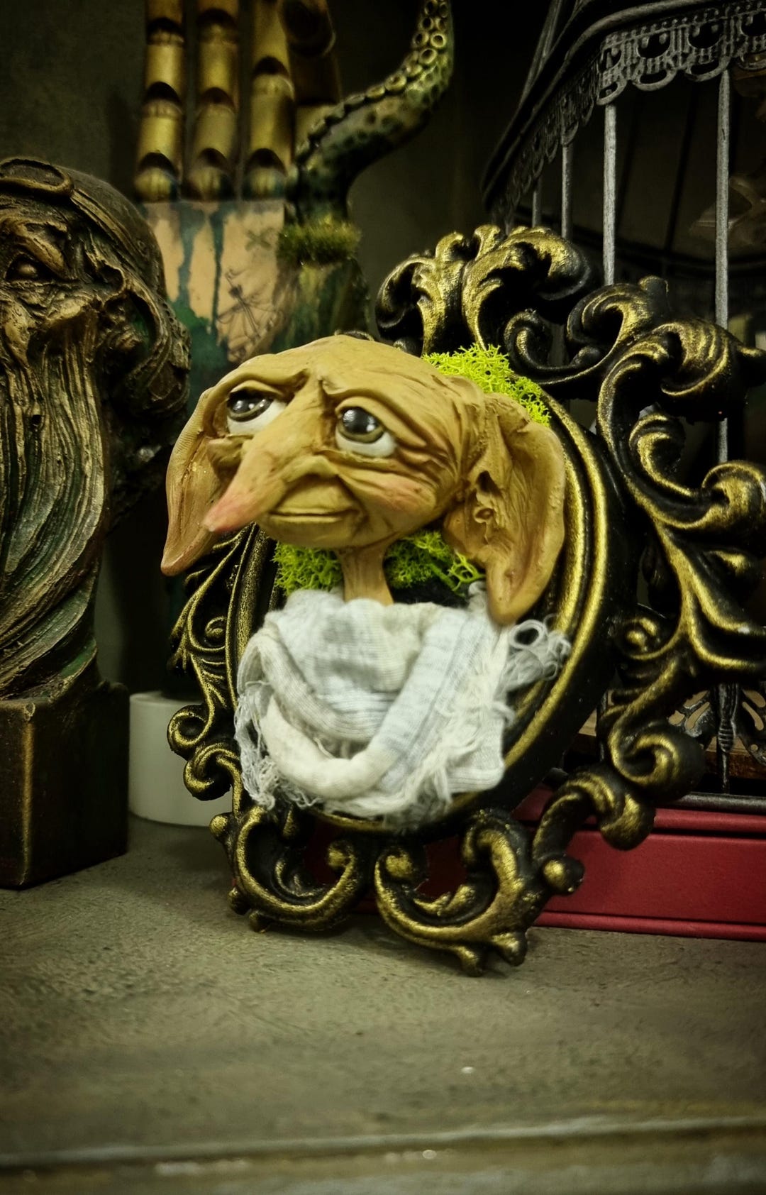 DOBBY FRAME- Domestic Elff, Artdoll Magic Fantasy Creation Christmas ...
