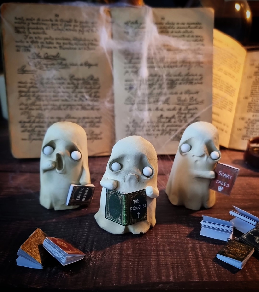 Ghost Figure Artdoll Home Spooky Decor Halloween Set Haunted Creepy