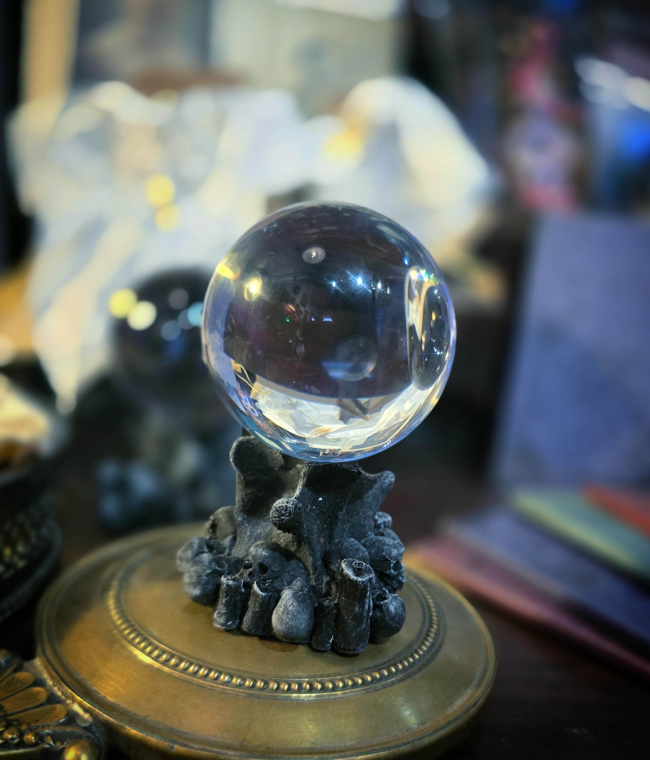 DIVINATION BALL - Esoteric Fantasy Spooky Home Decor Witchy Magical ...