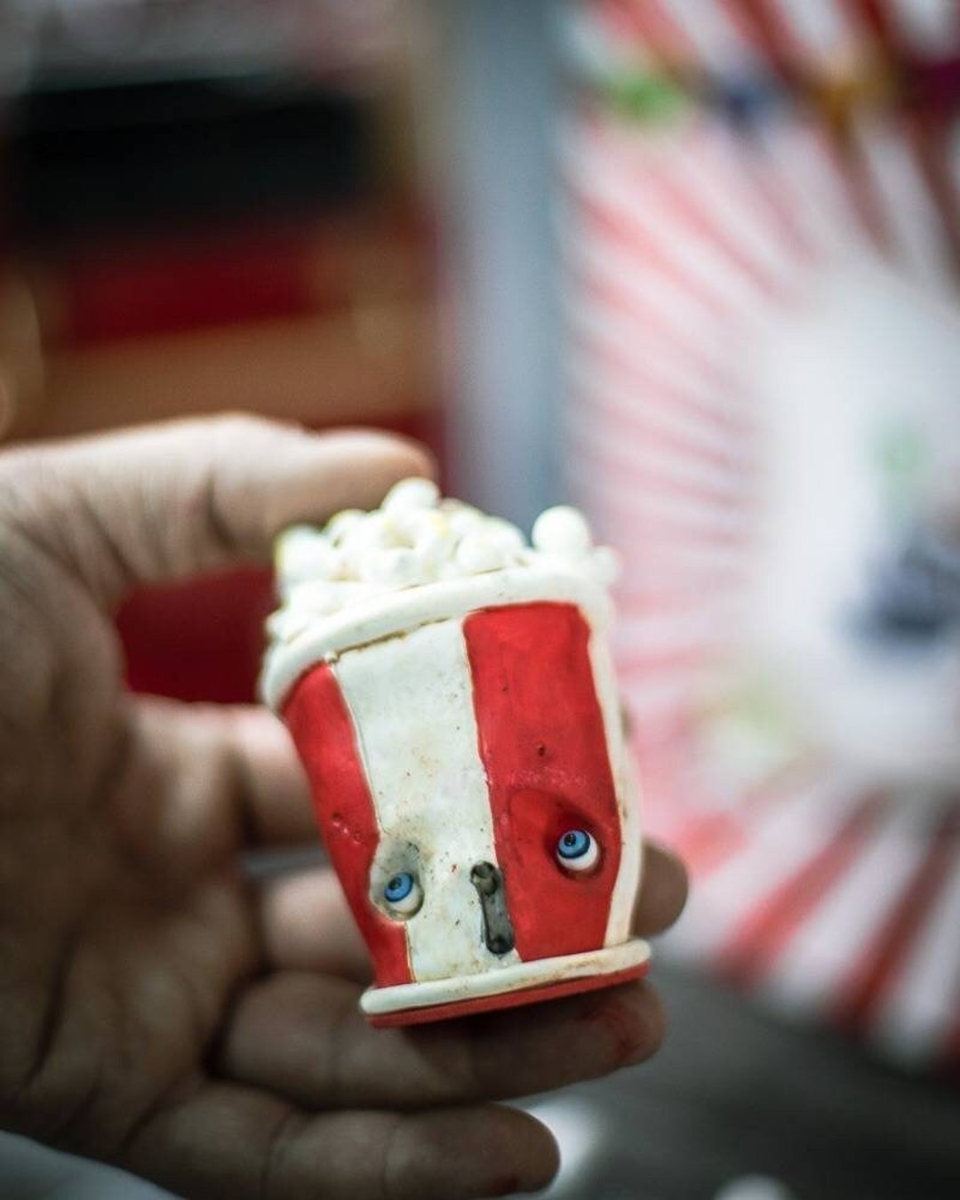 SPOOKY POPCORN ORNAMENT - Circus Collective Toy - Hot Pink Home Decor ...