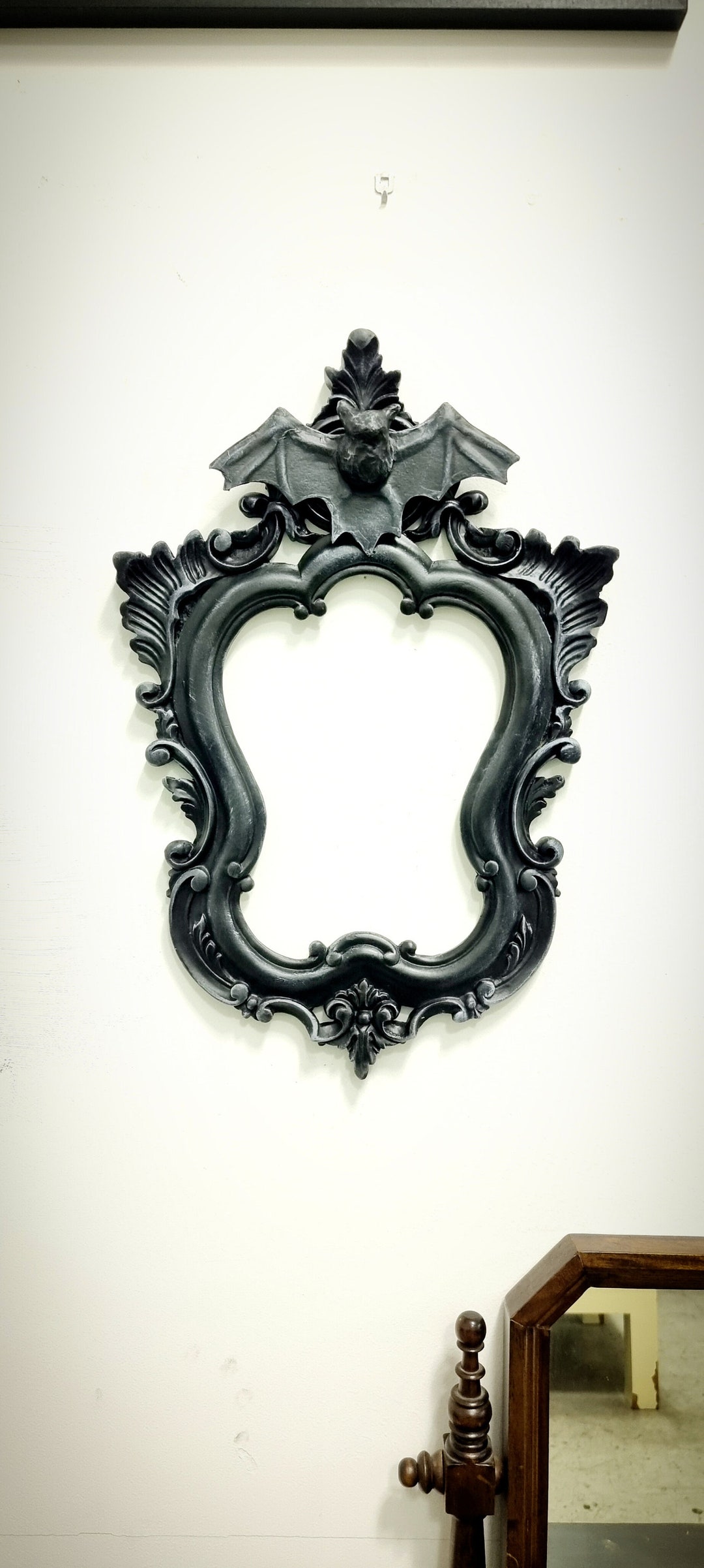 GOTHIC BAT FRAME Creepy Horror Gothic Gift Dark Home Decor Halloween ...