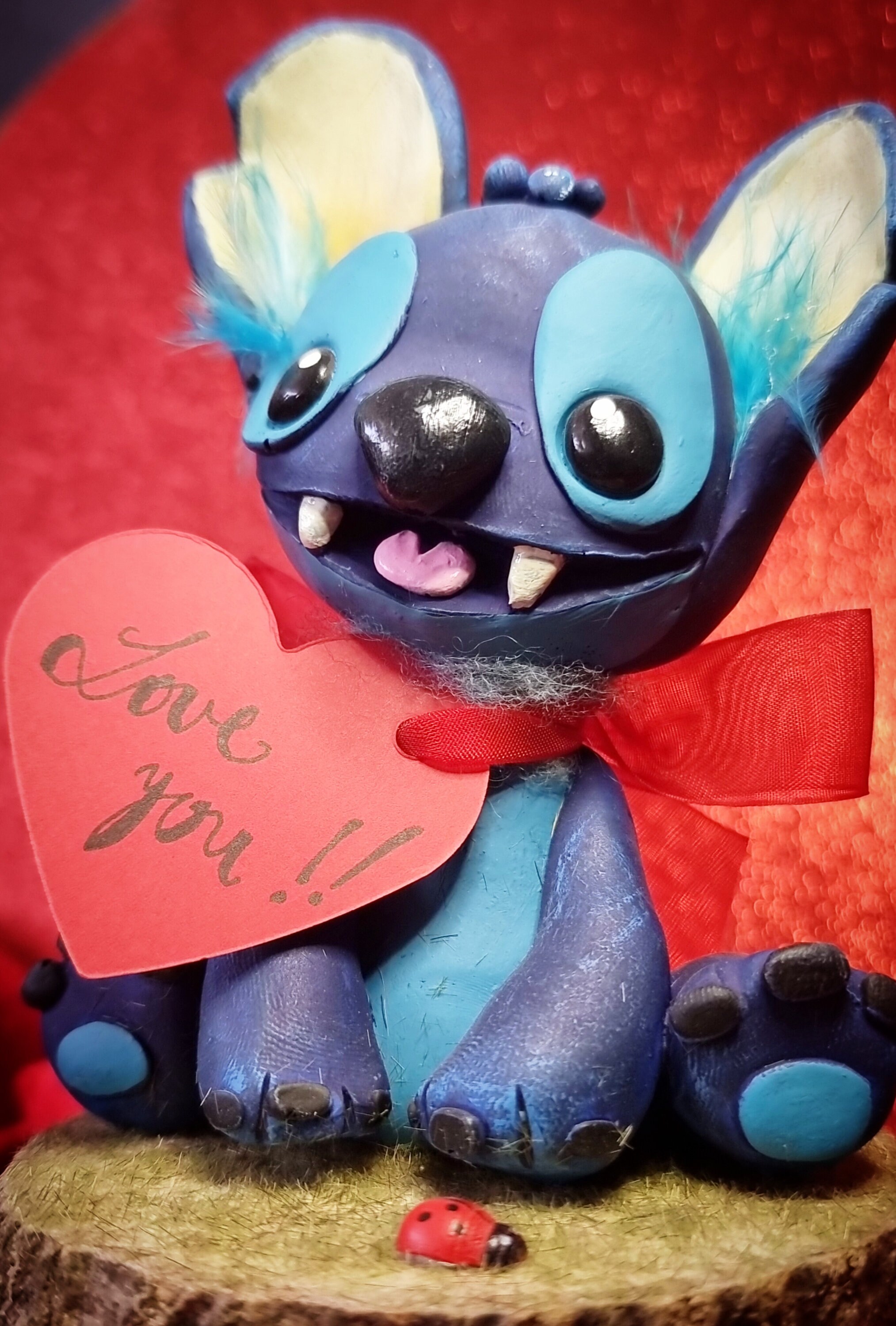 VALENTINES STITCH - Artdoll Arttoy Figure Guft Love ,valentines Day ...