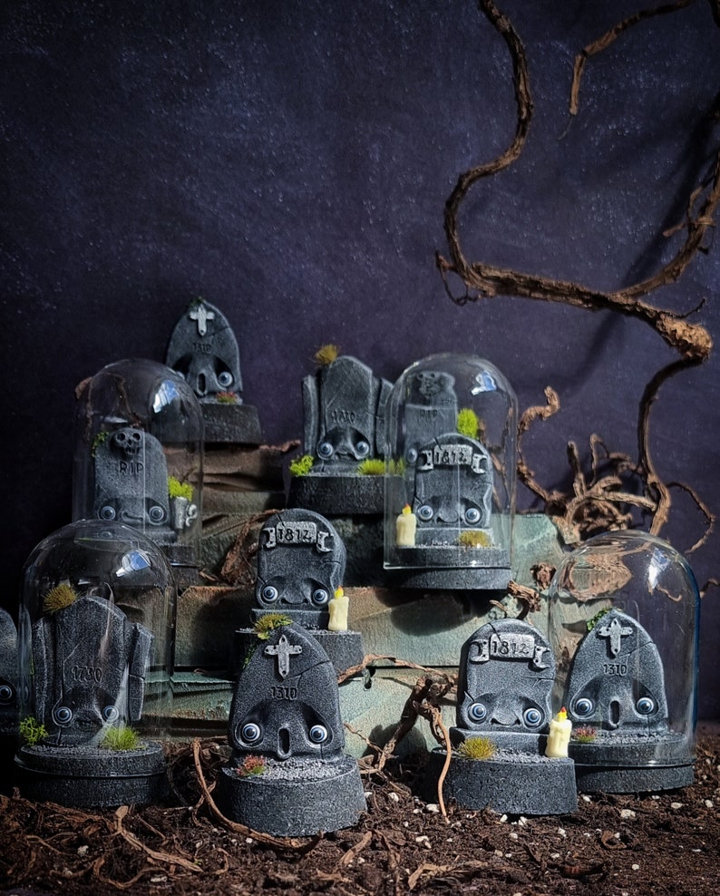 TUMBSTONE DOME - Home Decor Spooky - Tomb Gothic Ornament Darknes ...
