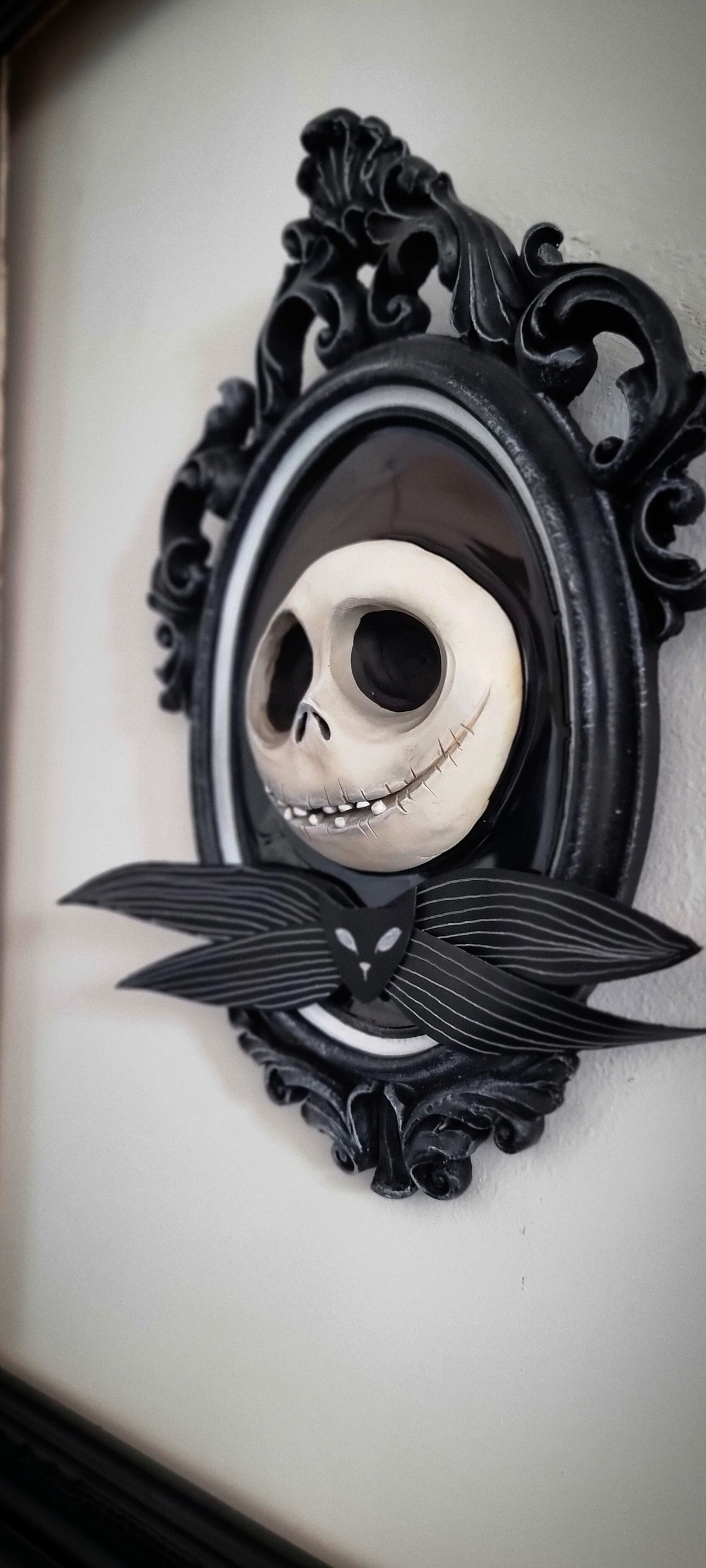 JACK FRAME- Spooky Home Decor Jack Skellington Frame Halloween Decor ...