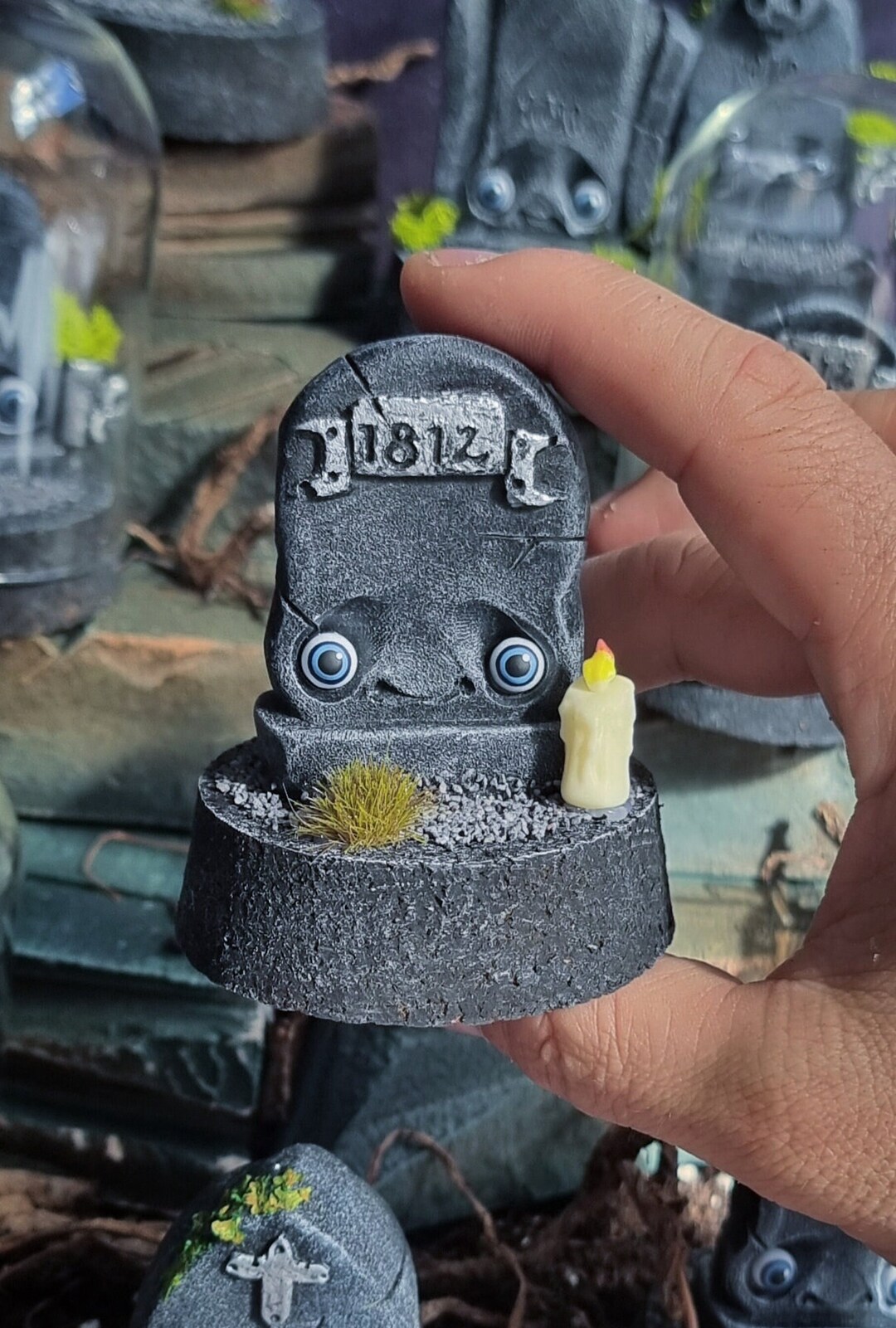 TUMBSTONE DOME - Home Decor Spooky - Tomb Gothic Ornament Darknes ...