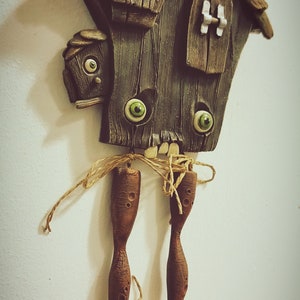 BABA YAGA HOUSE- Artdoll Fairytale Handmade Unique Home Decor Halloween ...