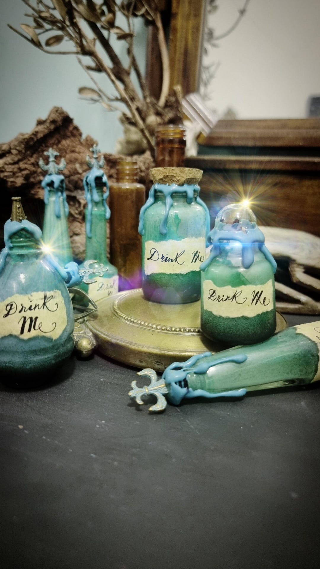 ALICE POTION - Wonderland Home Decor Halloween Cristal Pot Gift Special ...