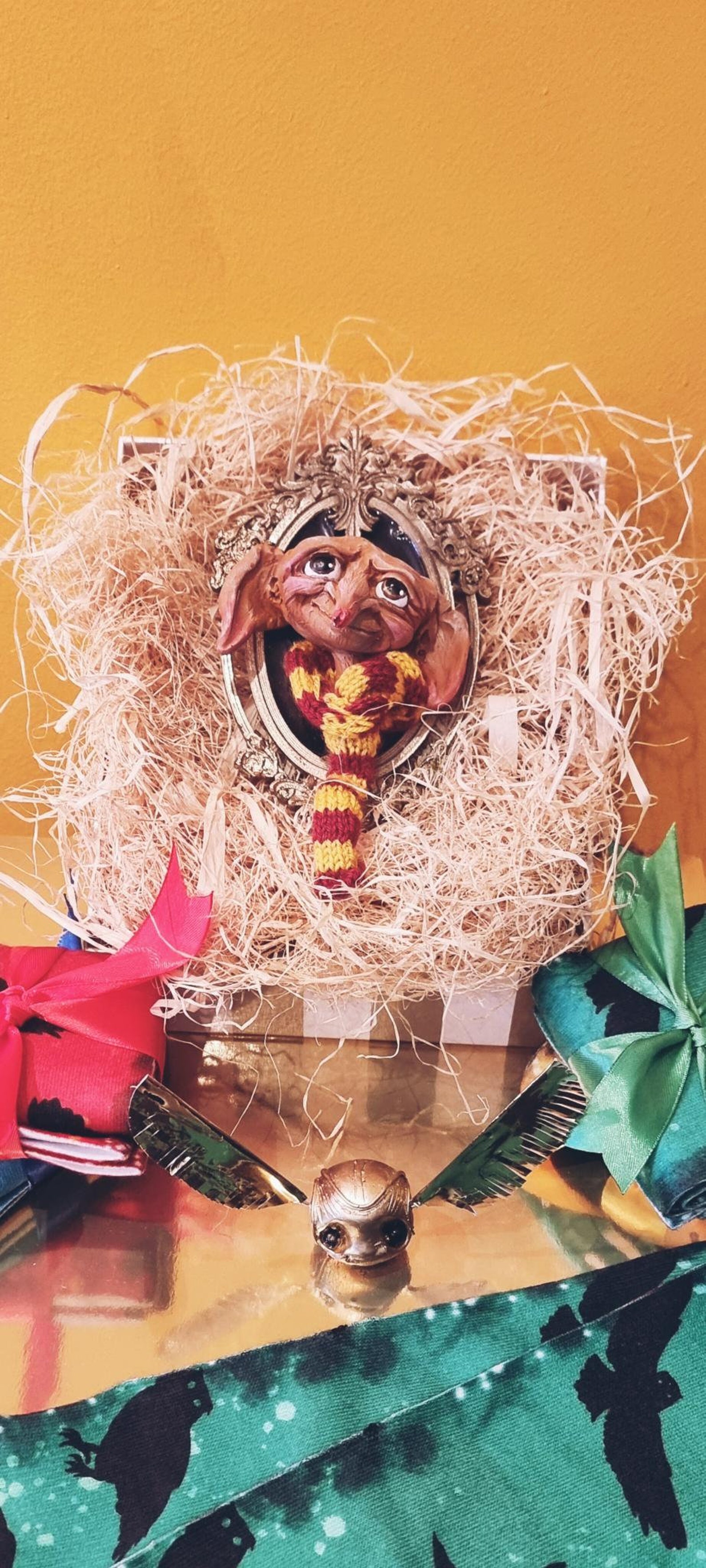 MAGIC WIZARD BOX Xmas Box Potter Dobby Domestic Elf Snitch - Etsy