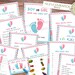Gender Reveal Baby Feet Printable Games Bundle Set of 10 Activities - Etsy