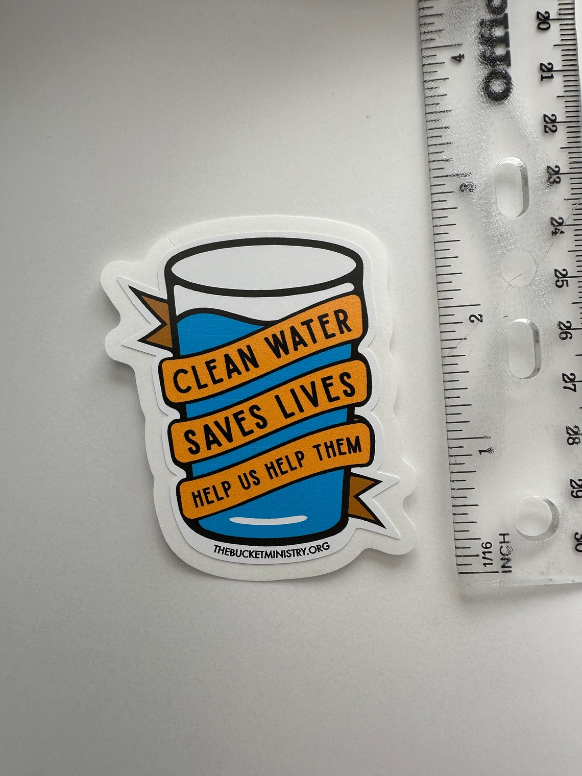 Clean Water Saves Lives Sticker - Donation - Help - Global Water Crisis ...