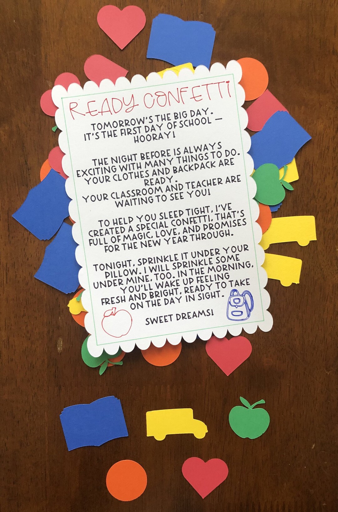 Ready Confetti - Back to School and Open House Gifts for Your Students ...