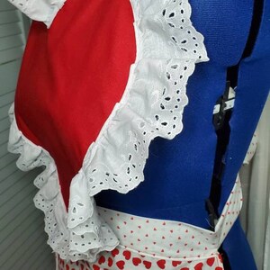Uncle Fester Inspired Addams Family Values Kitch Heart Apron Halloween ...
