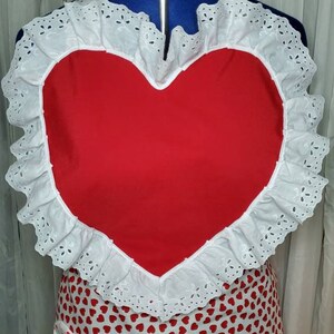 Uncle Fester Inspired Addams Family Values Kitch Heart Apron Halloween ...